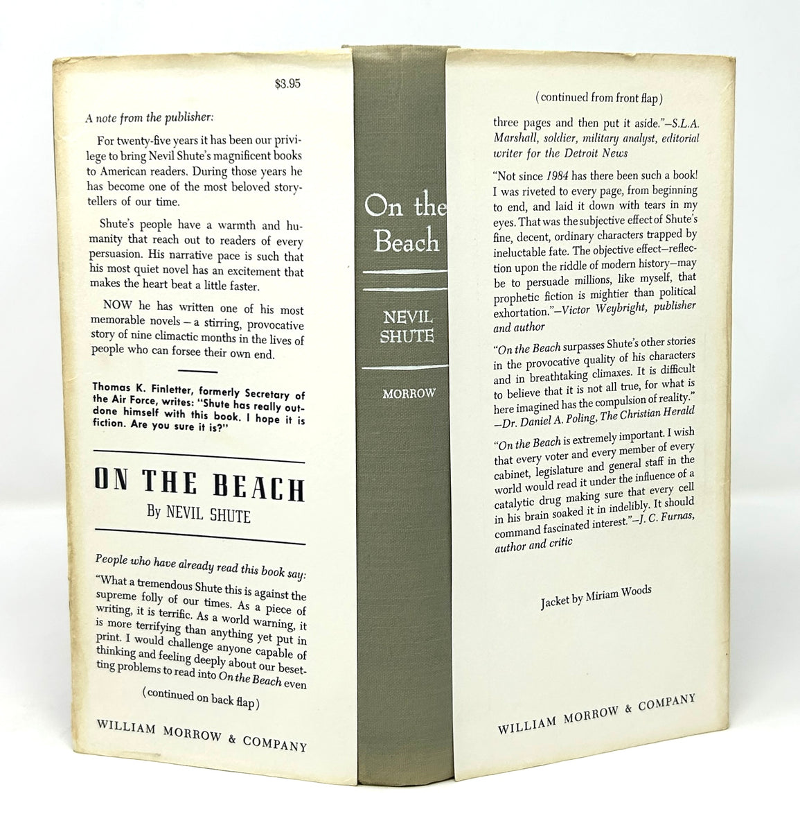 On the Beach, Nevil Shute. First American Edition. – The Rare Book Sleuth