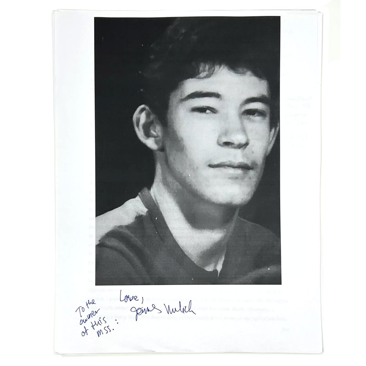 Plastic Soul, James Nulick. 3rd Draft Manuscript. Signed w/ Handwritte ...