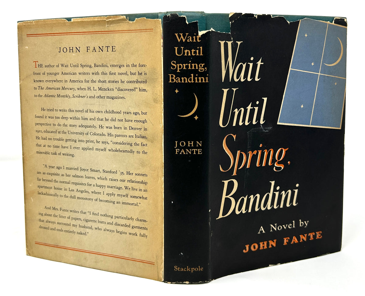 Wait Until Spring, Bandini, John Fante. First Edition. – The Rare Book ...