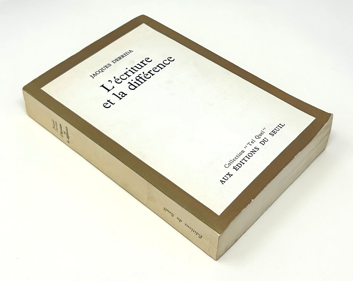 L'écriture et la différence [Writing and Difference], Jacques Derrida ...