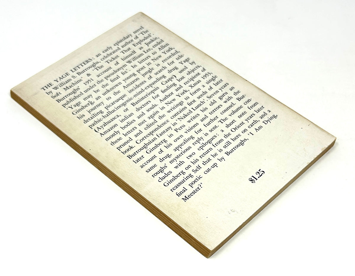 The Yage Letters, William S. Burroughs & Allen Ginsberg. First Edition ...