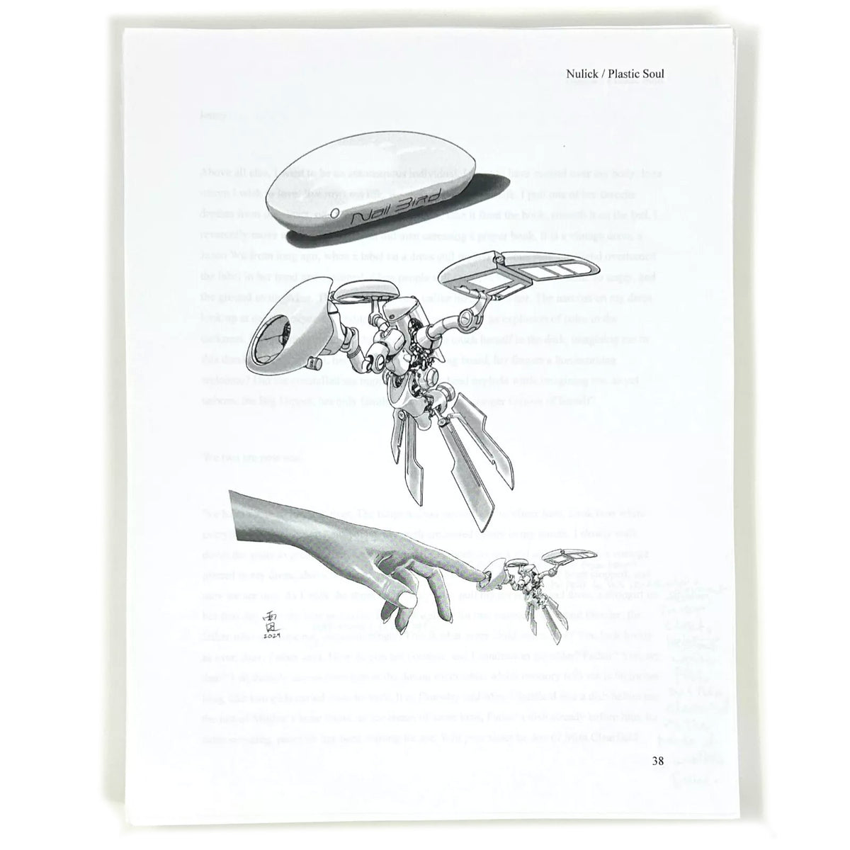 Plastic Soul, James Nulick. 3rd Draft Manuscript. Signed w/ Handwritte ...