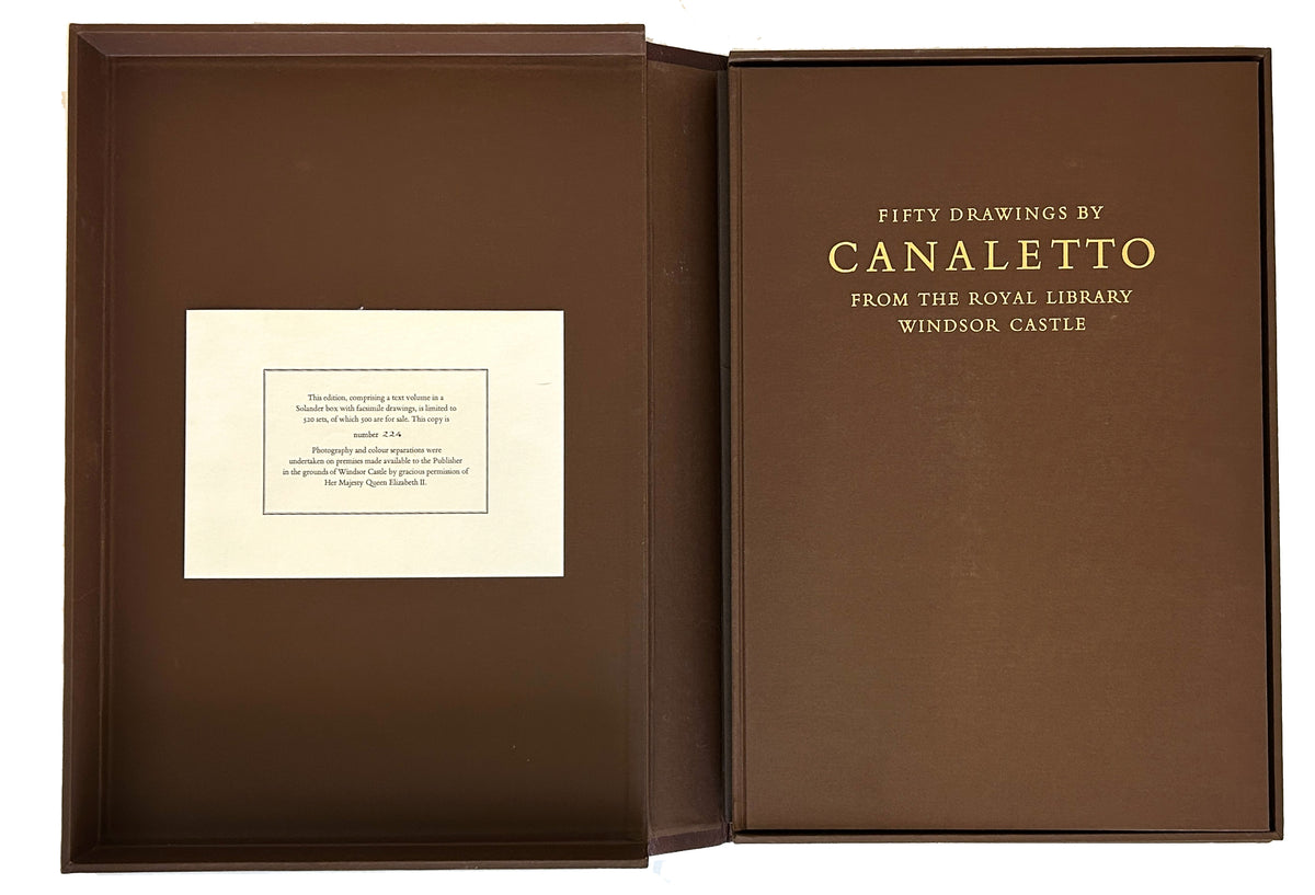 Fifty Drawings by Canaletto from the Royal Library Windsor Castle. Lim ...